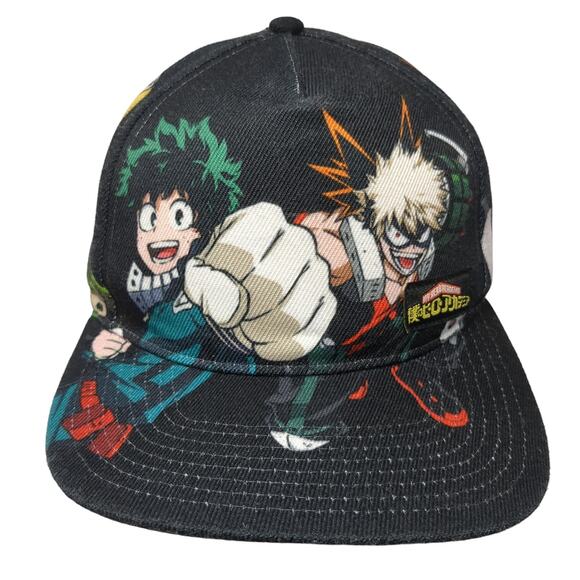 my hero academia | Accessories | Izuki Midoriya Katsuki Bakugo Snapback ...